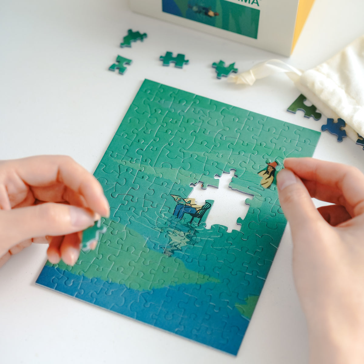 PERMA 130 PCS DESKTOP DECOR PUZZLE 4 IN 1 SET – PERMA PIECE